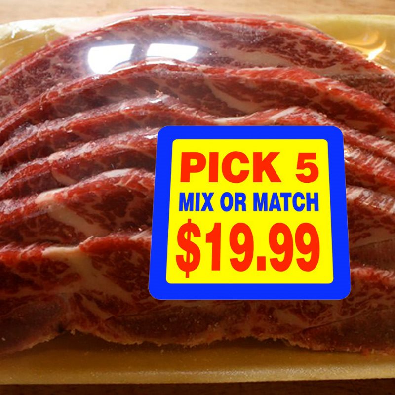 Pick 4 and 5 Labels | Supermarket Labels | 1-800-882-5104