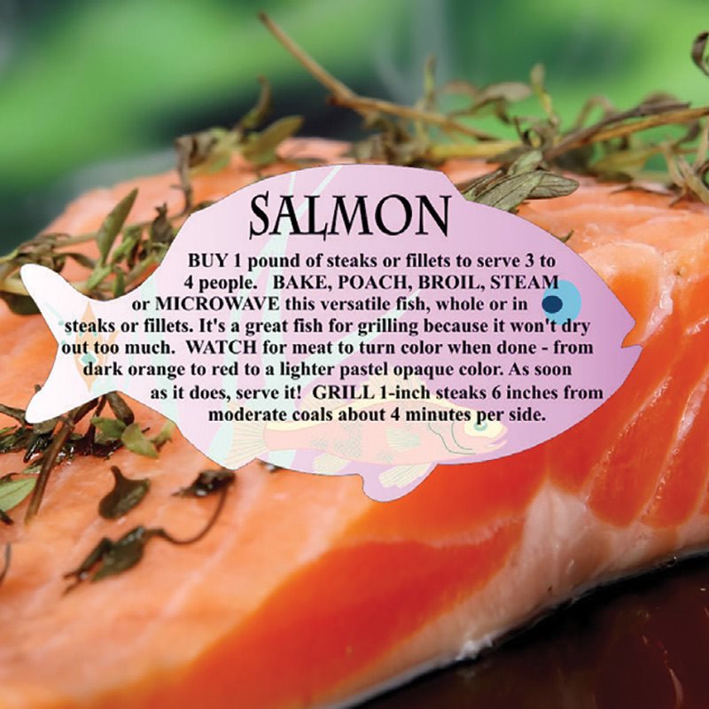 Seafood Labels | Supermarket Labels | 1-800-882-5104