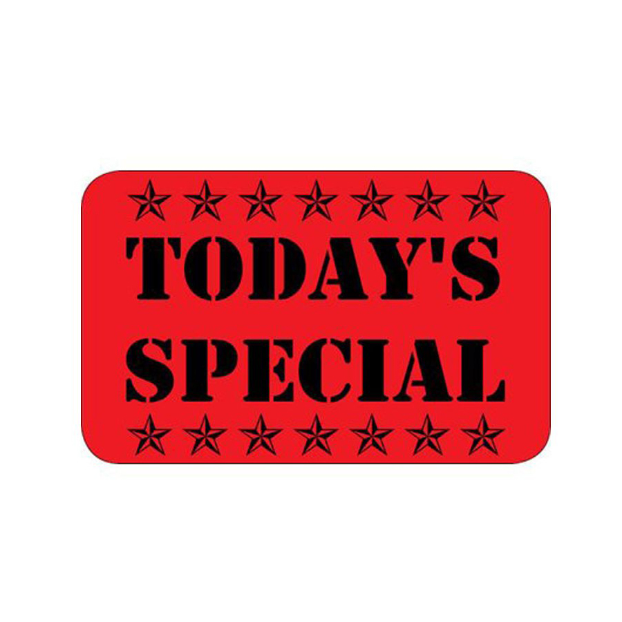 Today's Special Label