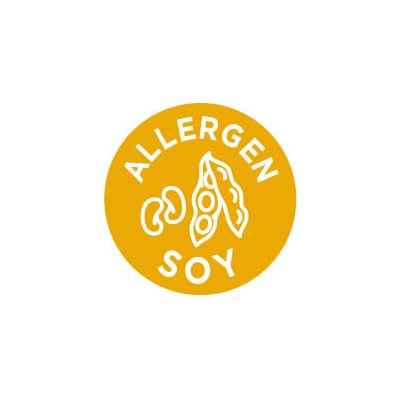 Allergen Soy (icon) Label