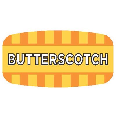 Butterscotch Mini Flavor Label