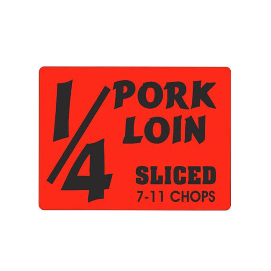 Pork Labels | Supermarket Labels | 1-800-882-5104