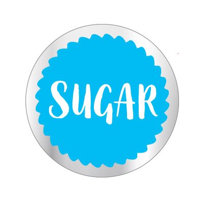 Sugar Flavor Label