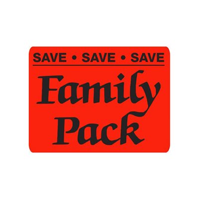 Family Pack Labels | Supermarket Labels | 1-800-882-5104