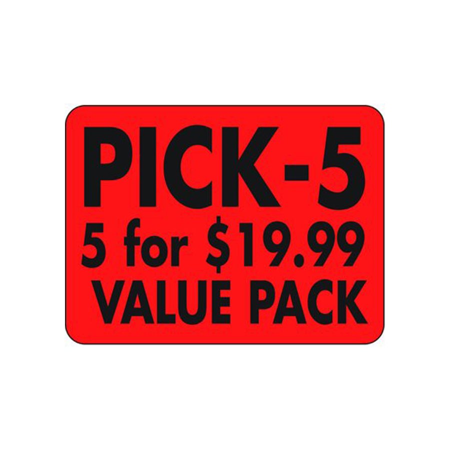 Pick 4 and 5 Labels | Supermarket Labels | 1-800-882-5104