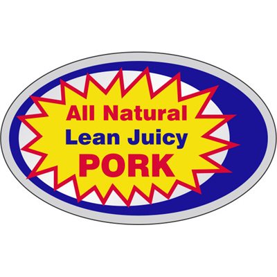 Pork Labels | Supermarket Labels | 1-800-882-5104