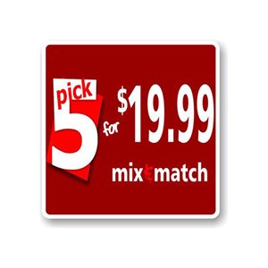 Pick 4 and 5 Labels | Supermarket Labels | 1-800-882-5104