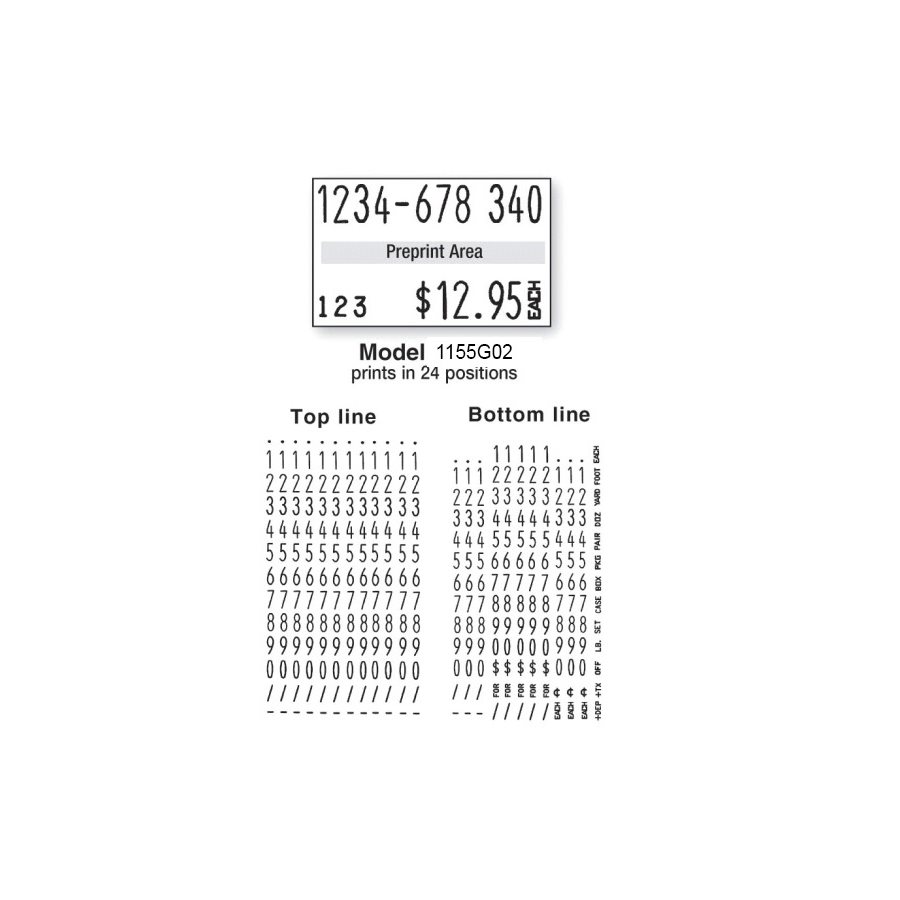 Monarch 1155-02 Series Labeler