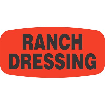Ranch Dressing Label