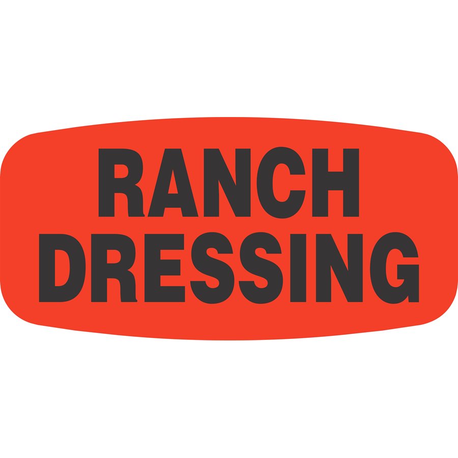 Ranch Dressing Label