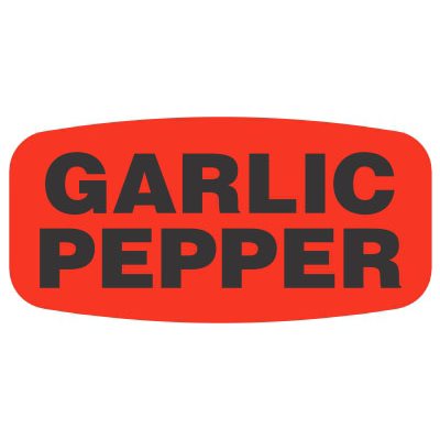 Garlic Pepper Label