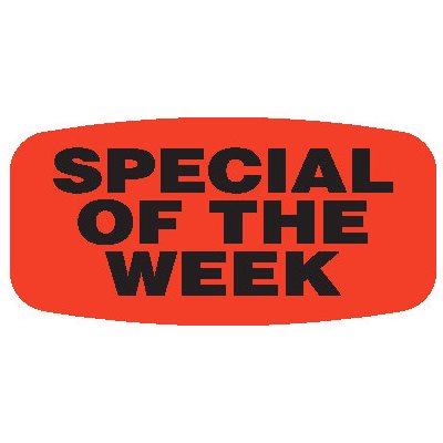 Special of the Week Label