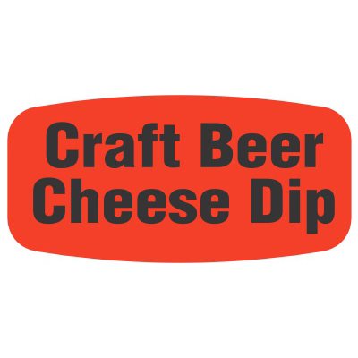 Craft Beer Cheese Dip Label