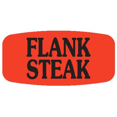Flank Steak Label