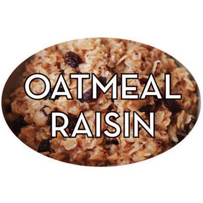 Oatmeal Raisin Label