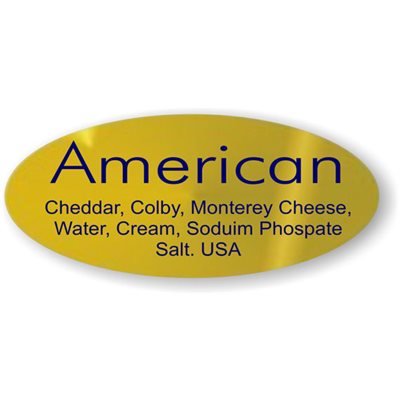 American w / ing Label