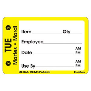 Ultra Removable Labels | Supermarket Labels | 1-800-882-5104