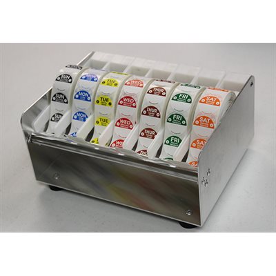 Aluminum Label Dispenser | Supermarket Labels | 1-800-882-5104