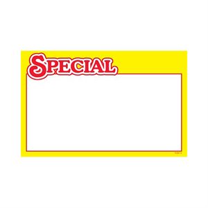 Sign Cards | Supermarket Labels | 1-800-882-5104