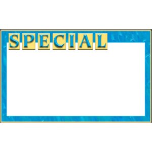 Sign Cards | Supermarket Labels | 1-800-882-5104