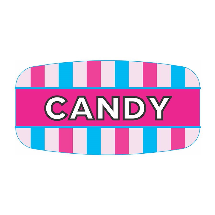 Candy Mini Flavor Label