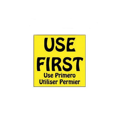 Use First Use Primero Utilisez Premier Label